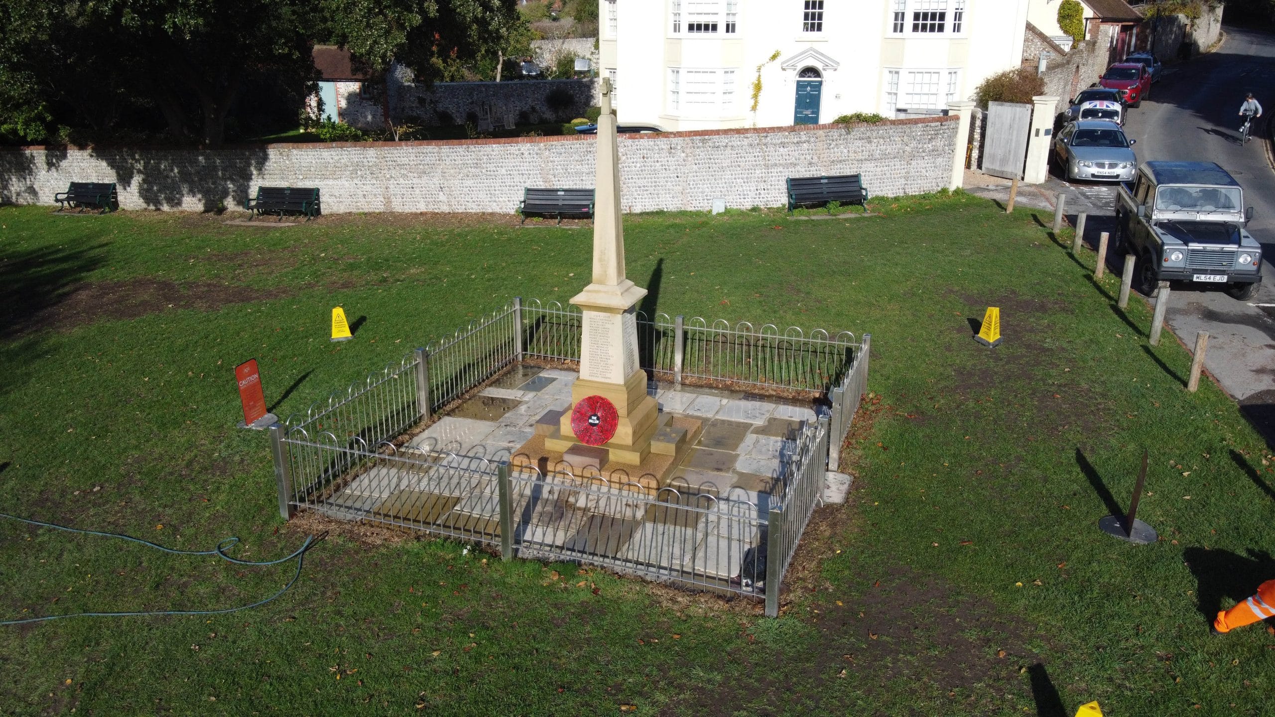 AGS One | Case Studies | Stone War Memorial Clean